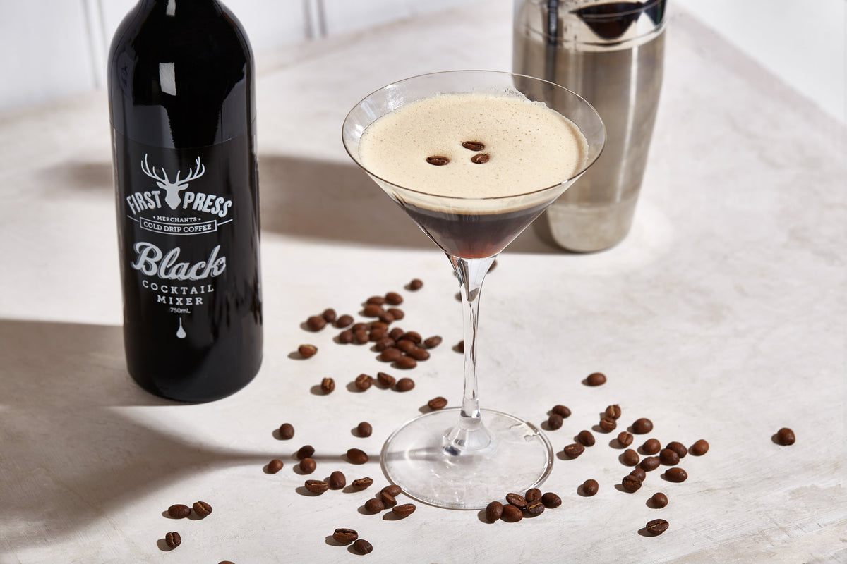 Introducing First Press Black Cocktail Mixer - First Press Coffee