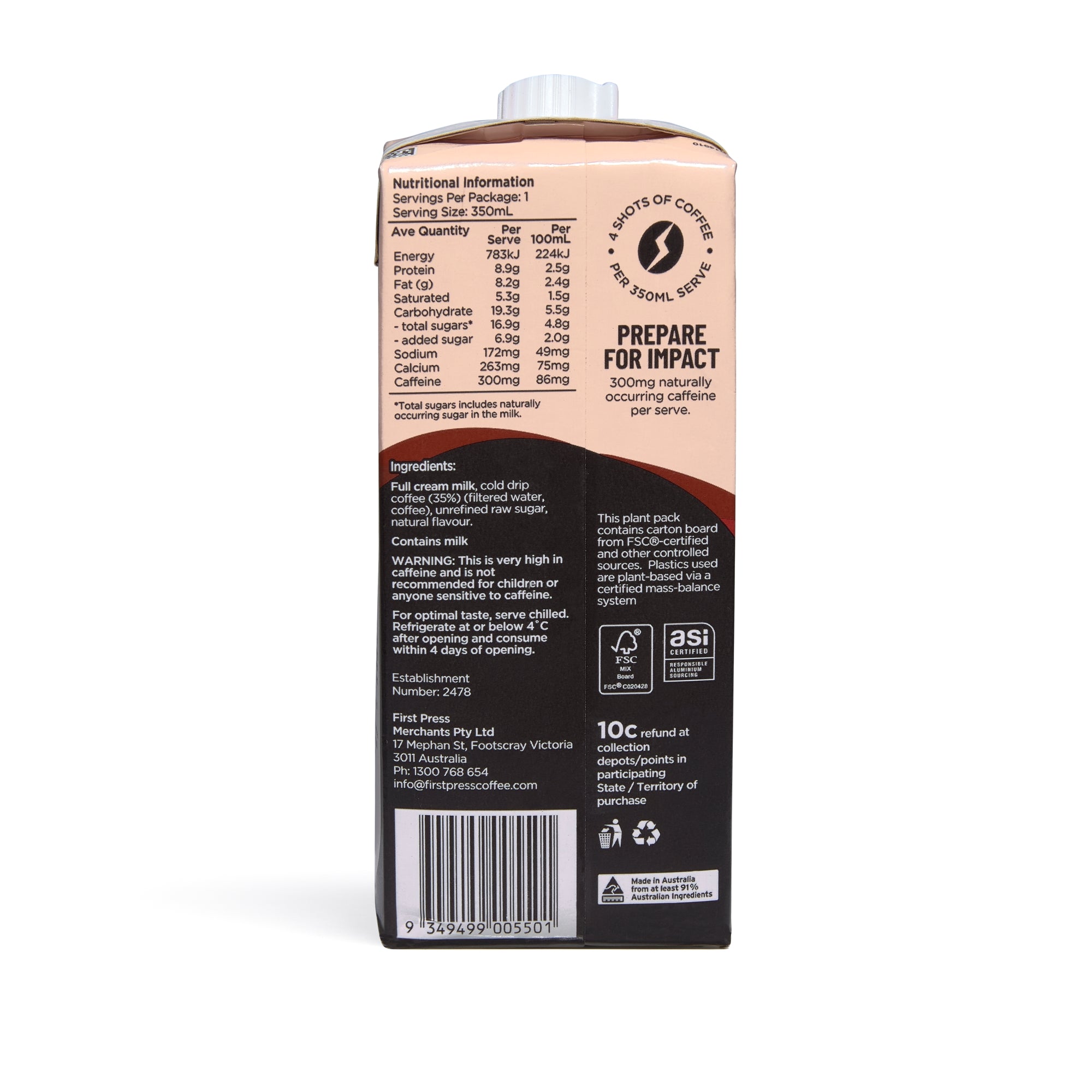 First Press Cold Drip Coffee - Iced Coffees - First Press Coffee